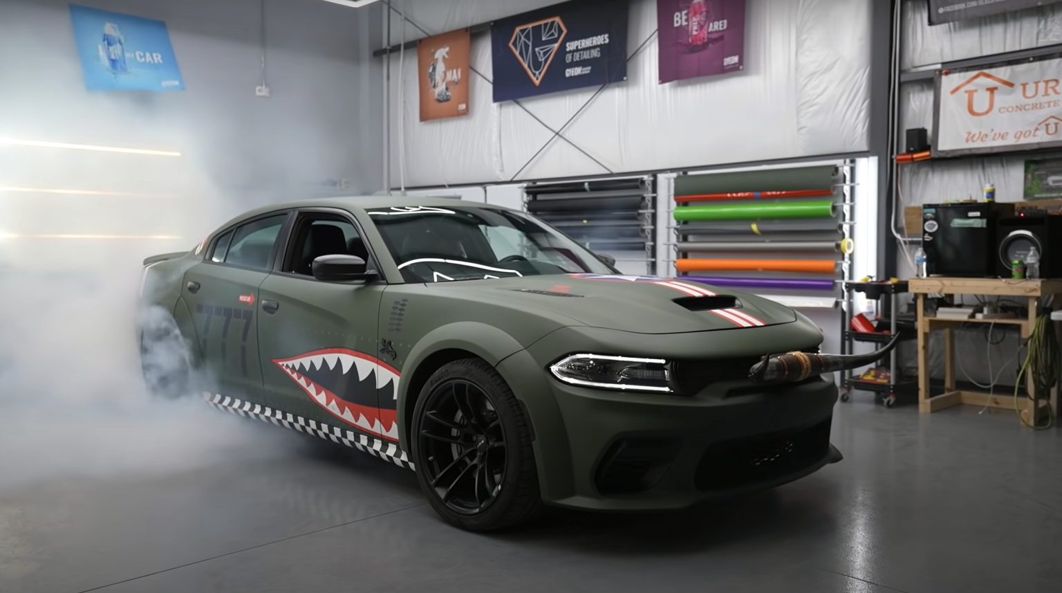 1,300 HP Twin-Turbo Dodge Charger Hellcat Redeye on Compound Boost Used ...