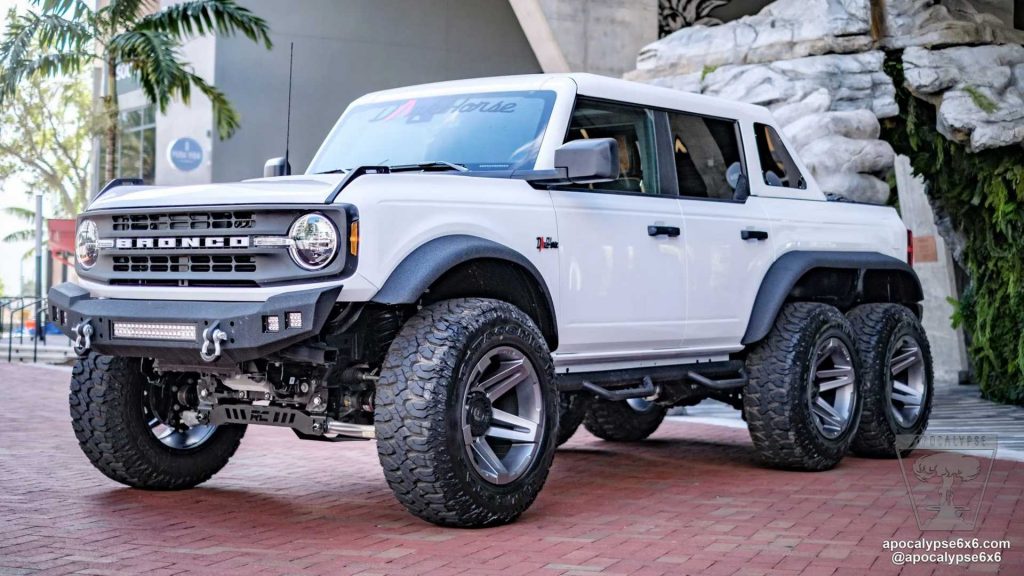 Ford Bronco 6x6 Pickup Is a Real Monster Called Apocalypse Dark Horse