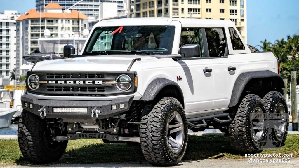Ford Bronco 6x6 Pickup Is a Real Monster Called Apocalypse Dark Horse