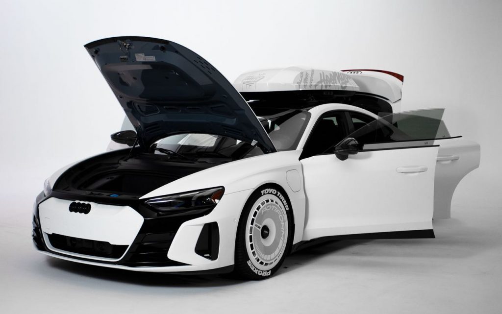 Ken Block's Stormtrooper is an Audi RS e-tron GT on Rotiform Wheels