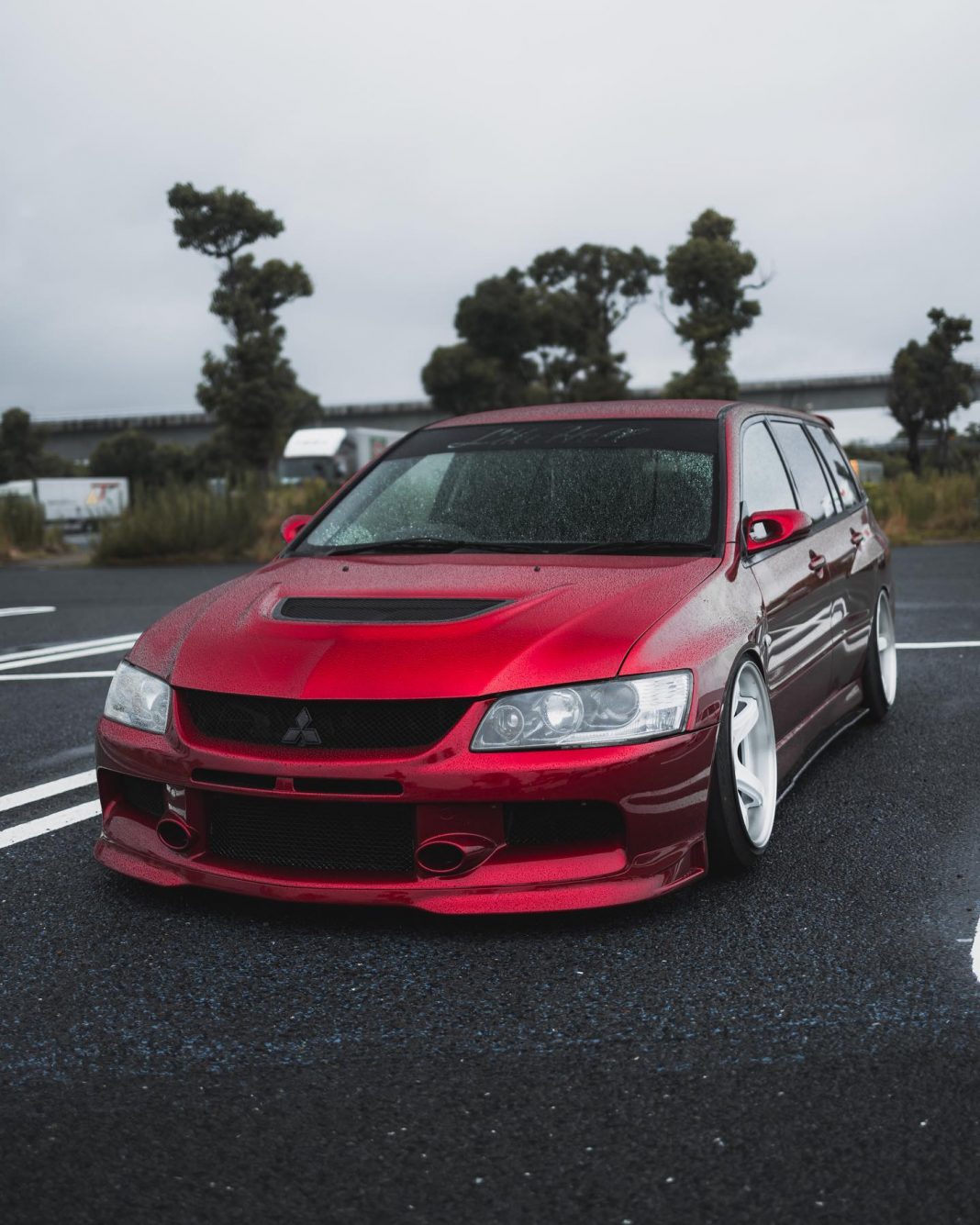 Rare Mitsubishi Evo IX Wagon: Tastefully Modded Japanese Widebody Hauler