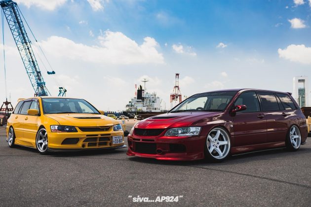 Rare Mitsubishi Evo IX Wagon: Tastefully Modded Japanese Widebody Hauler