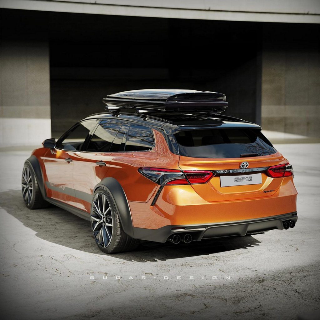 Toyota Camry "Allroad" Is a Practical JDM Off-Road Wagon Rendering