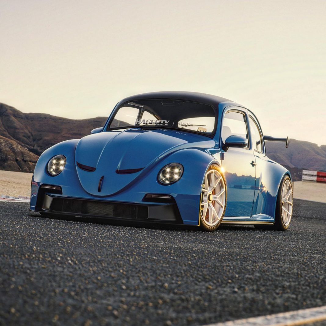 Volkswagen Beetle GT3: Kyza Gets the Porsche 911 Widebody Bug
