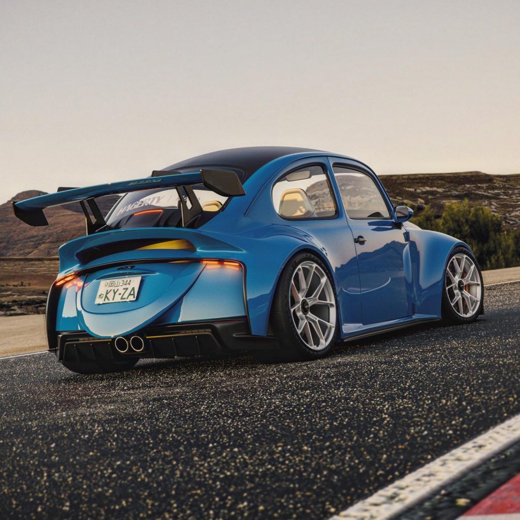 Volkswagen Beetle GT3: Kyza Gets the Porsche 911 Widebody Bug