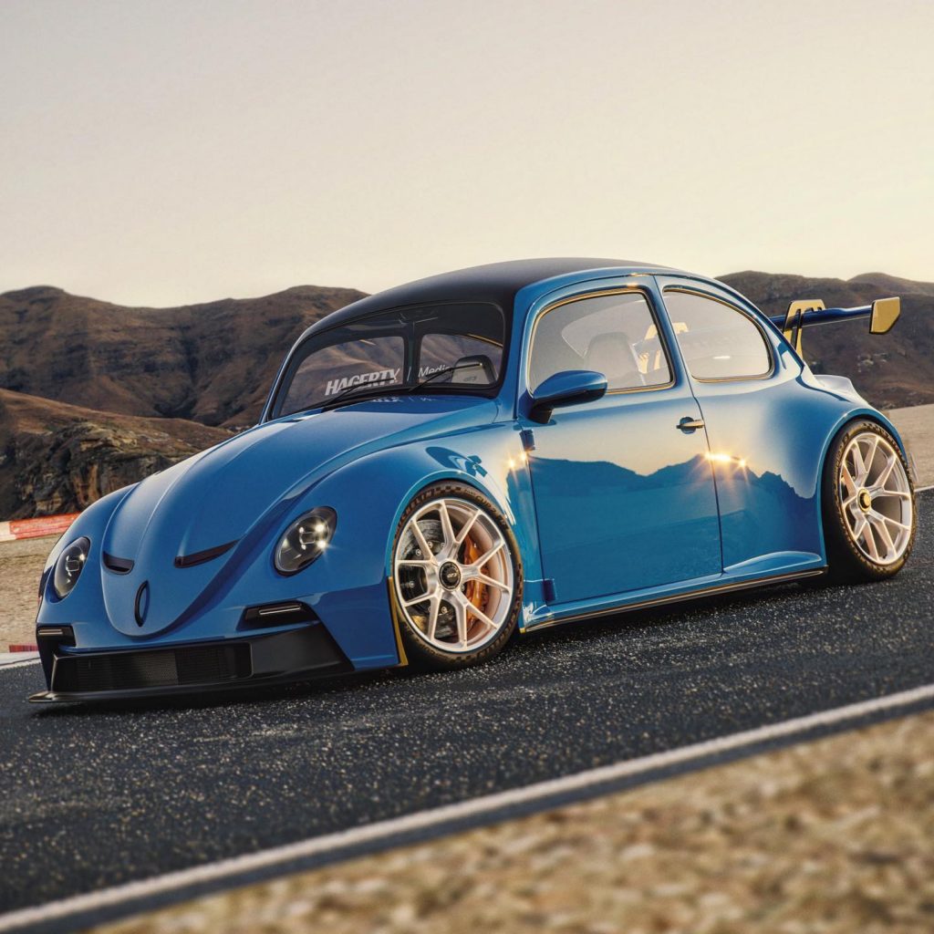 Volkswagen Beetle GT3: Kyza Gets the Porsche 911 Widebody Bug