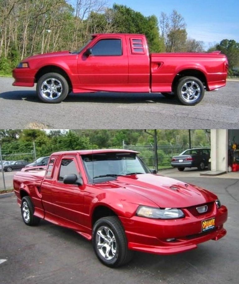 SN-95 Ford Mustang Truck Is a Ranger in Disguise, Packs Full '90s Aero Work