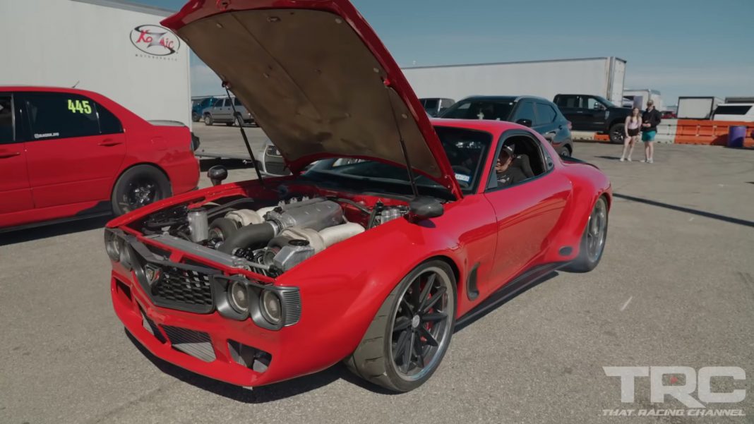 1200 HP 4-Rotor Mazda RX-7 With Lamborghini AWD Looks Retro in Pandem ...