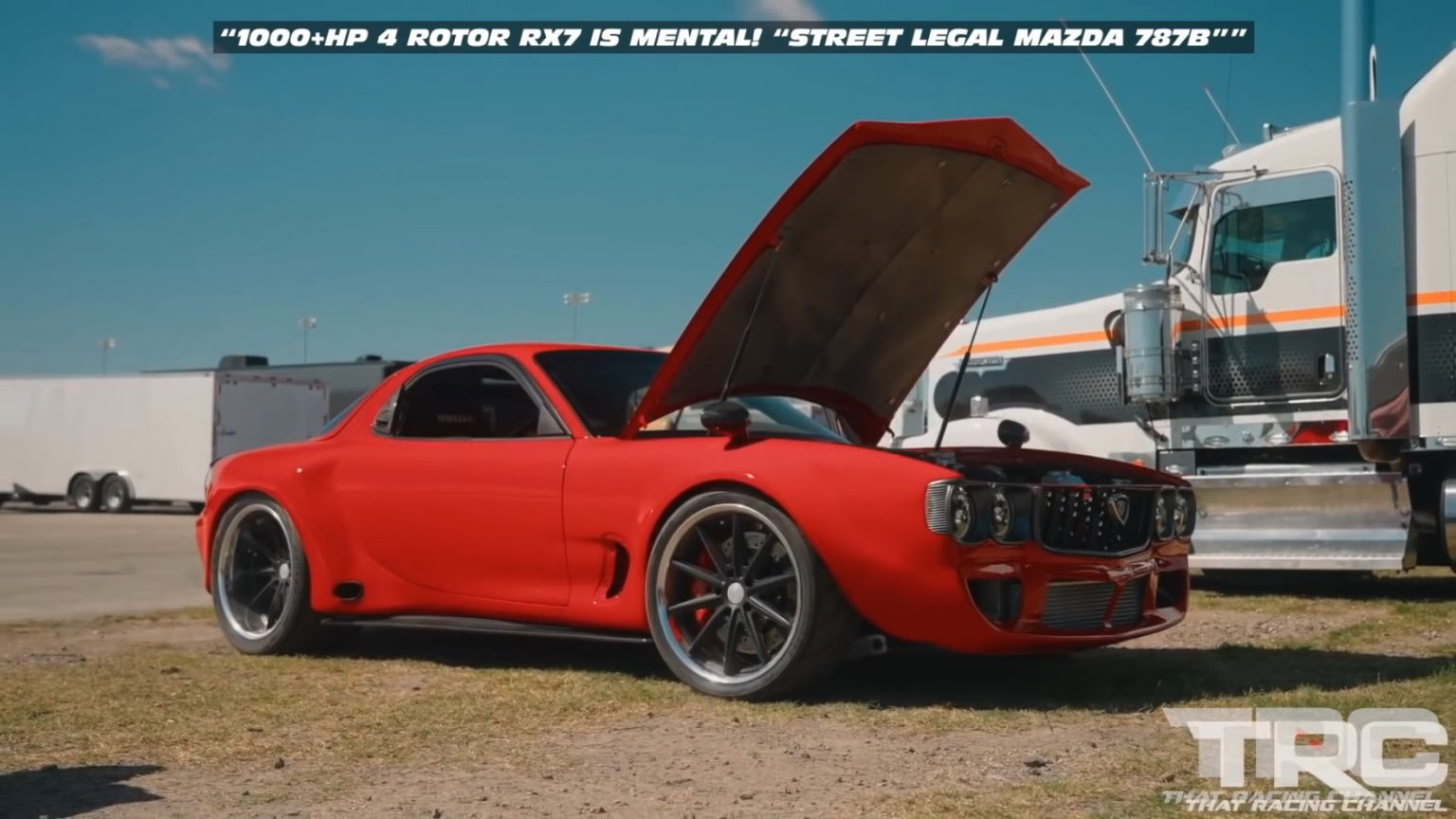 1200 HP 4-Rotor Mazda RX-7 With Lamborghini AWD Looks Retro in Pandem ...