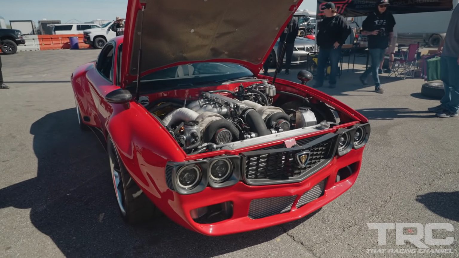 1200 HP 4-Rotor Mazda RX-7 With Lamborghini AWD Looks Retro in Pandem ...