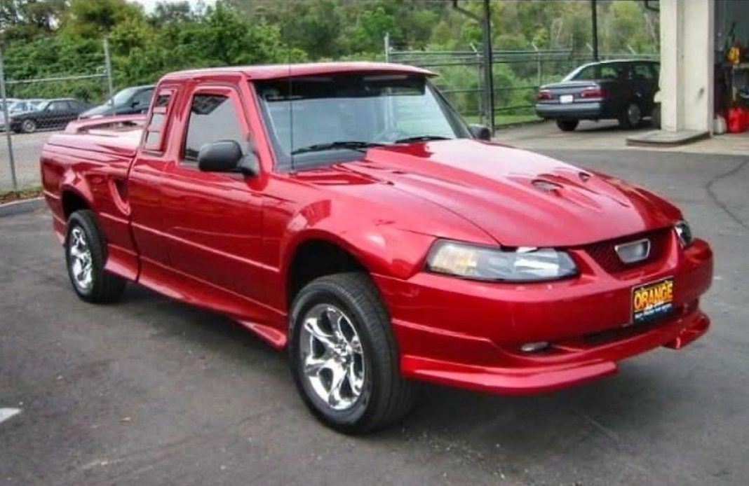 SN-95 Ford Mustang Truck Is a Ranger in Disguise, Packs Full '90s Aero Work