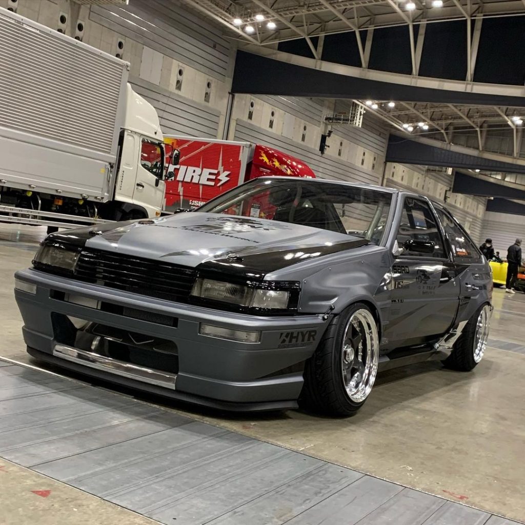 GR Yaris-Powered Toyota AE86 with Nissan GT-R Brakes Is a JDM ...