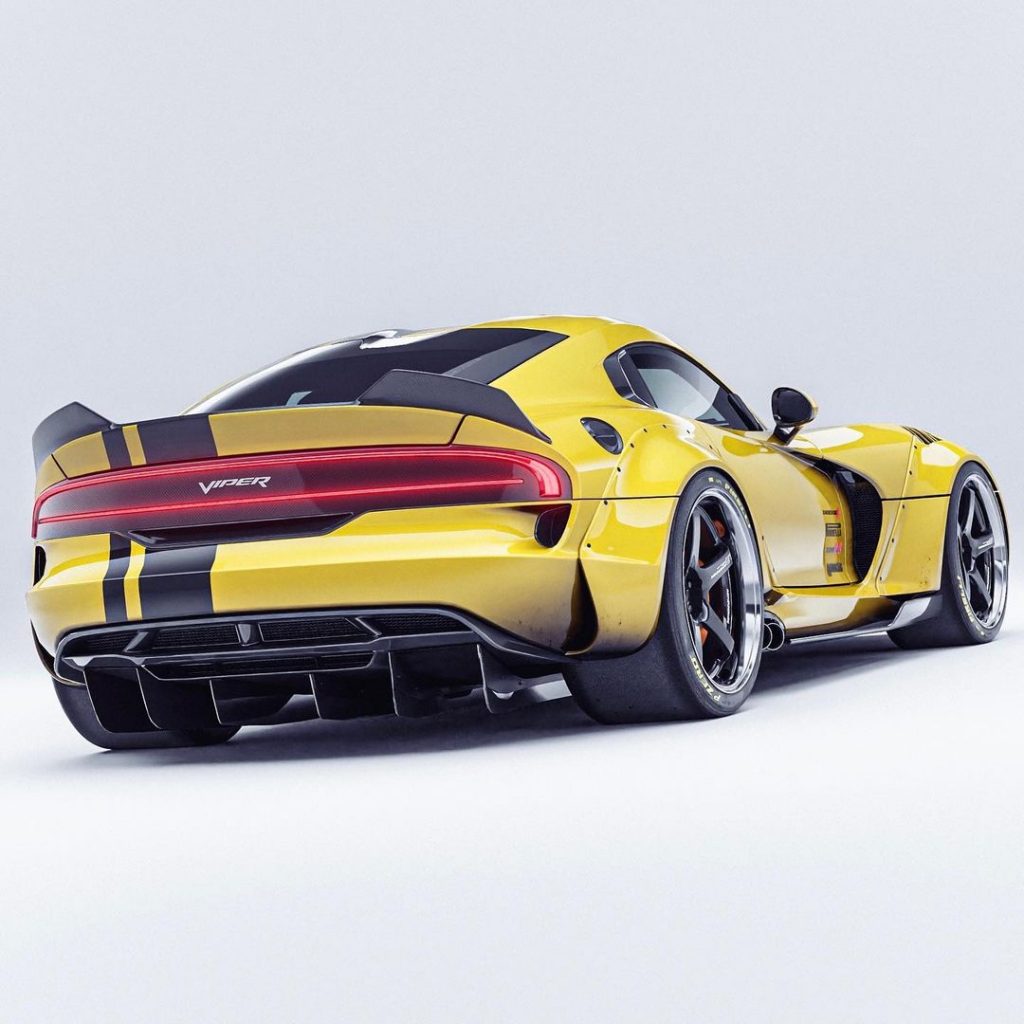 Widebody Dodge Viper "Le Mans" Borrows Porsche Bits and You Can't Even Tell