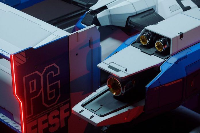 Gundam F1 Car Is a V10 Mobile Suit with Nostalgic Colors in Detailed ...