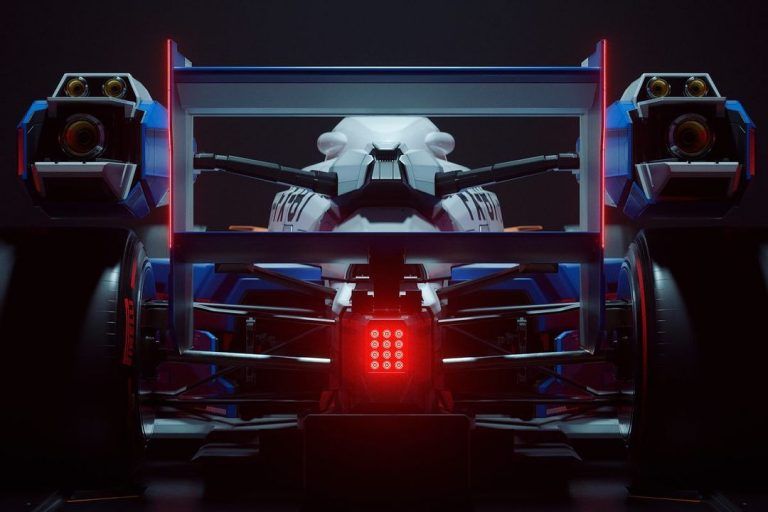 Gundam F1 Car Is a V10 Mobile Suit with Nostalgic Colors in Detailed ...