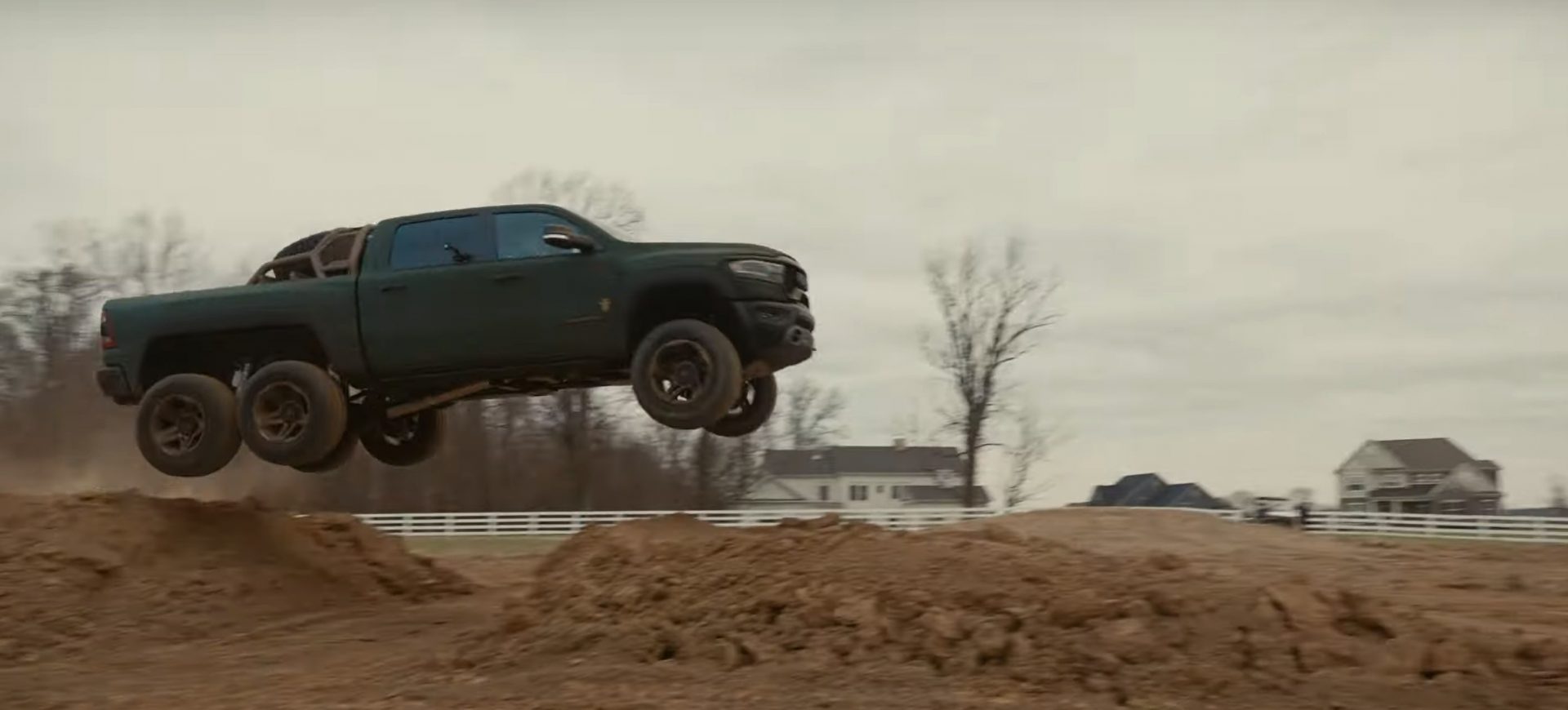 Apocalypse Ram TRX 6x6 Jumps Like It's a Record, Loses Parts in Rough ...
