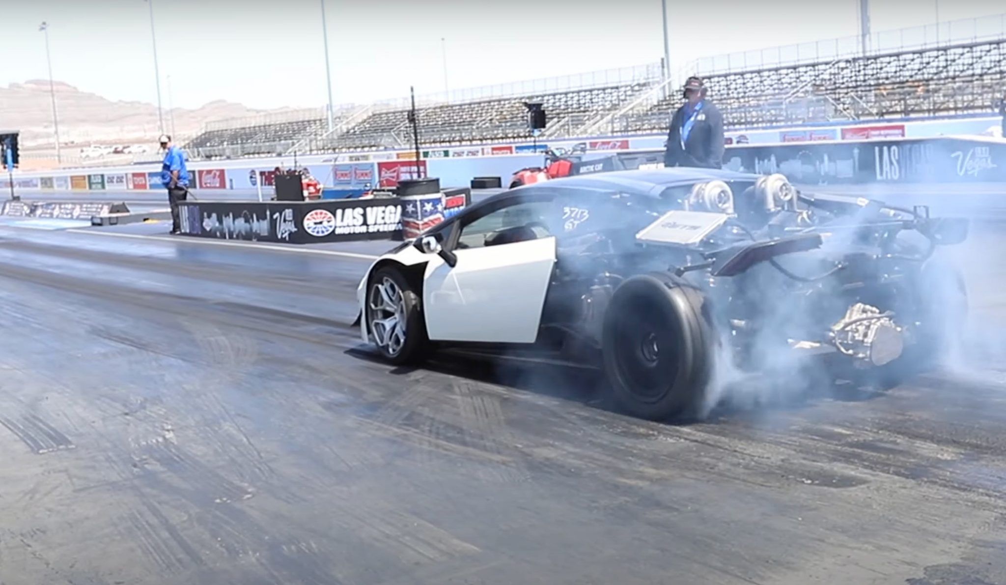 Twin-Turbo, LS-Swapped Manual Lamborghini Huracan Hits Drag Strip as ...