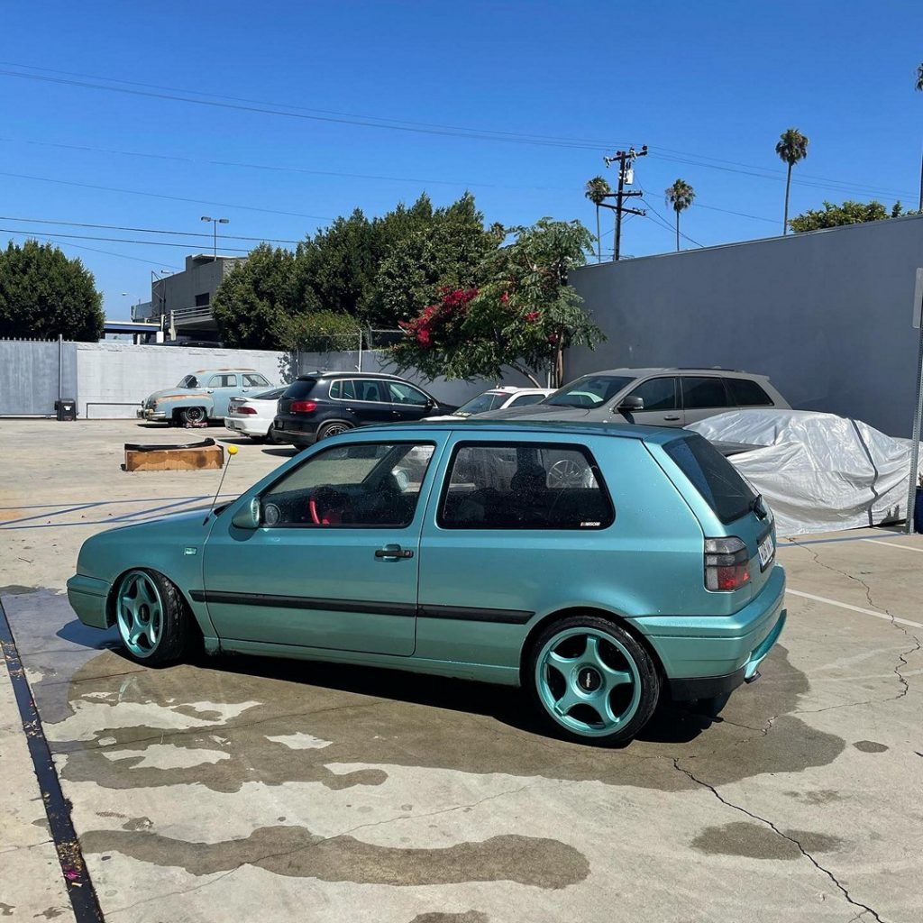James Pumphrey's Mk3 VW Golf Rocks 2.5 Turbo Power and Rotiform Wheels