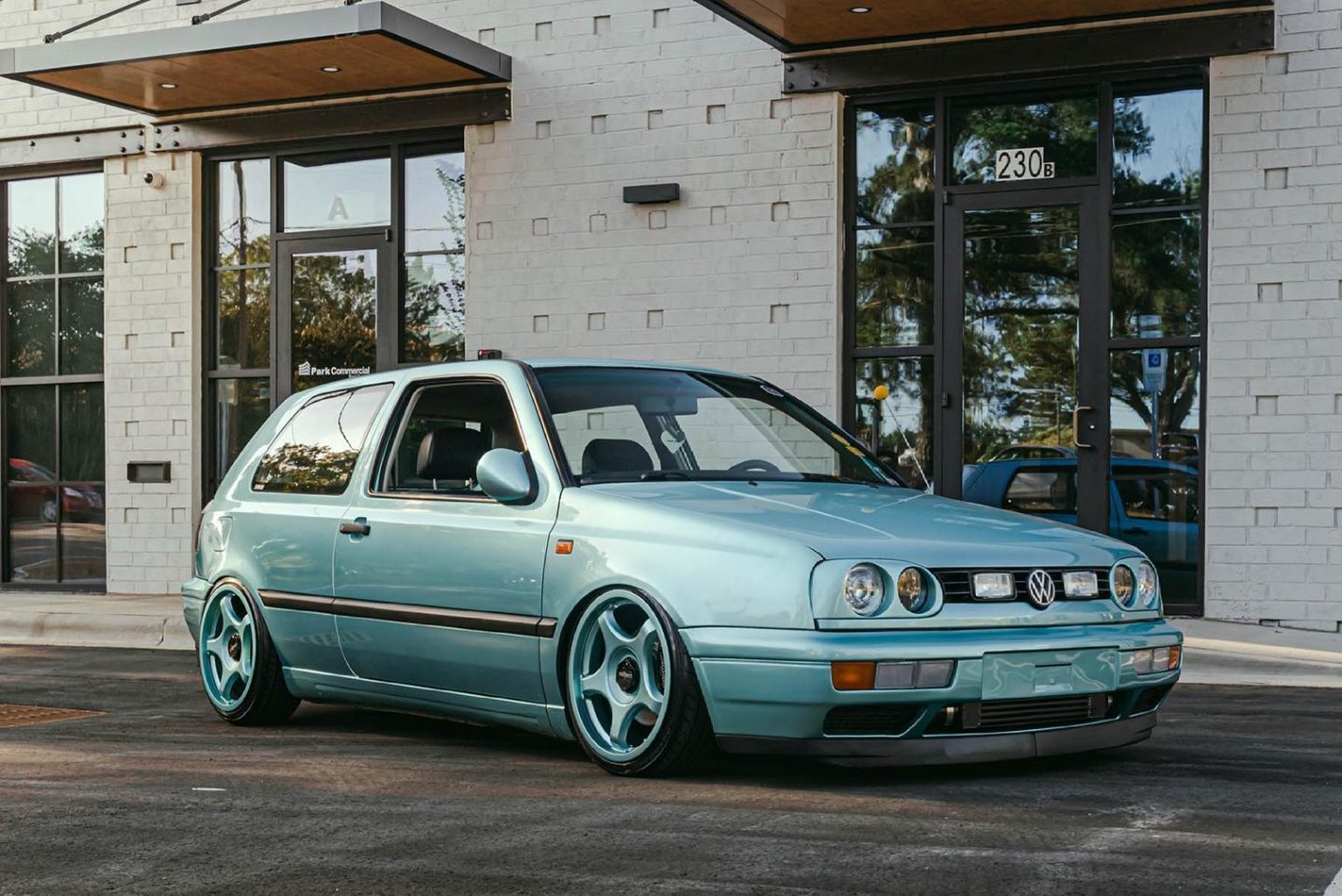James Pumphrey's Mk3 VW Golf Rocks 2.5 Turbo Power and Rotiform Wheels