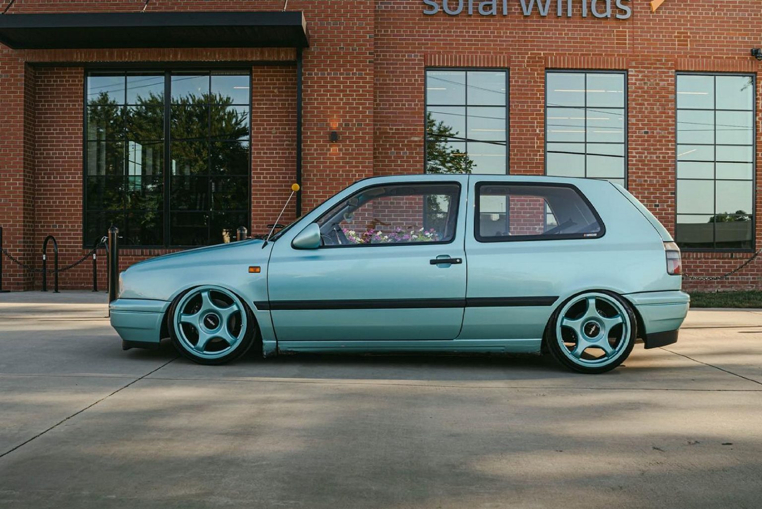 James Pumphrey's Mk3 VW Golf Rocks 2.5 Turbo Power and Rotiform Wheels
