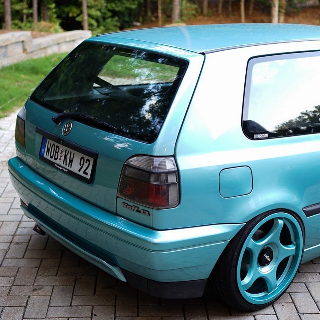 James Pumphrey's Mk3 VW Golf Rocks 2.5 Turbo Power and Rotiform Wheels