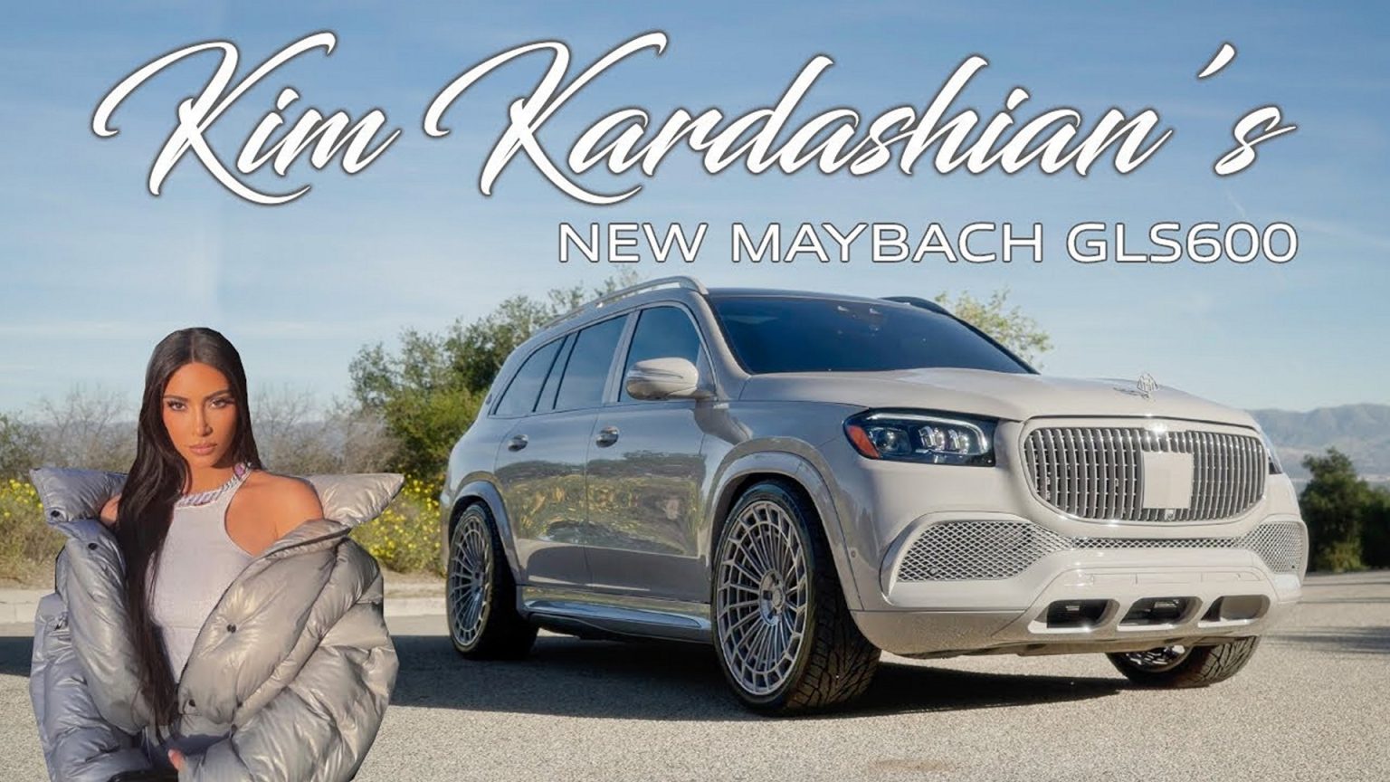 Kim Kardashian's Maybach GLS "Grey Ghost" Revealed With Matching 24 ...