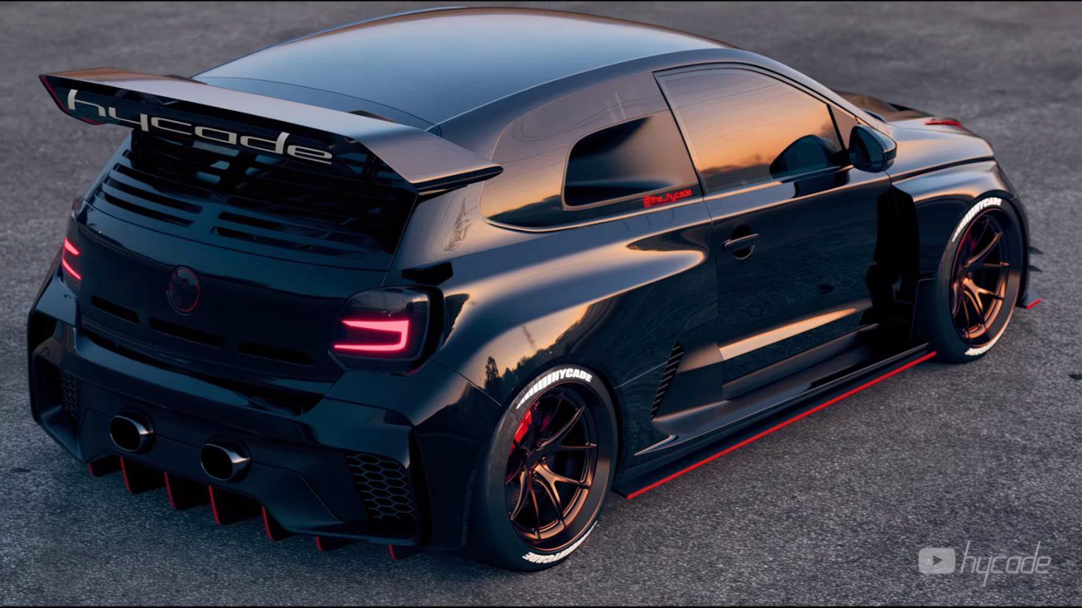 Mid-Engined VW Polo Has Audi R8 V10 and Widebody Kit in Hyper Hatch CGI