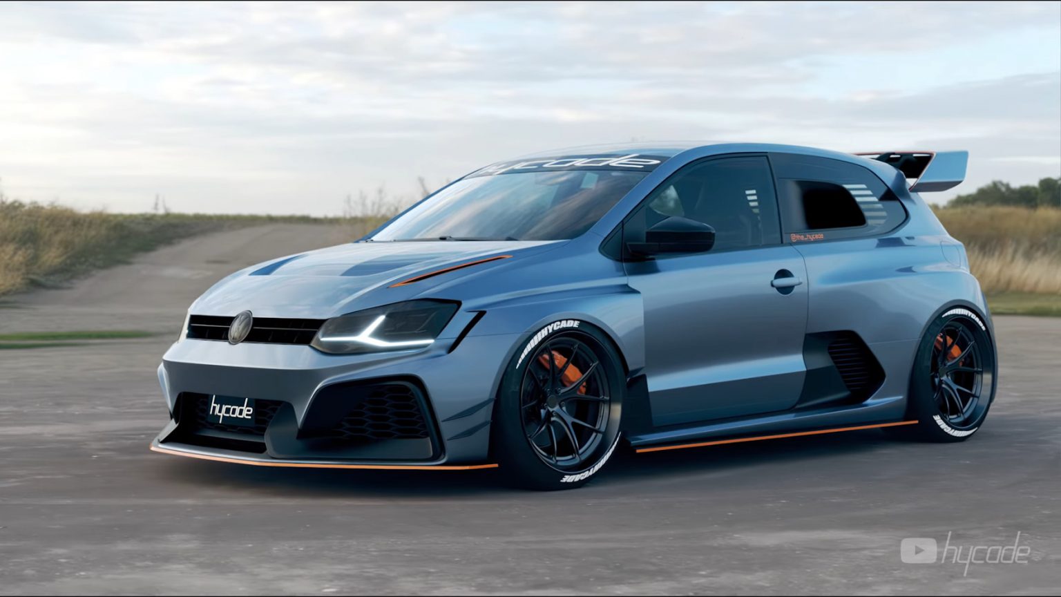 Mid-Engined VW Polo Has Audi R8 V10 and Widebody Kit in Hyper Hatch CGI