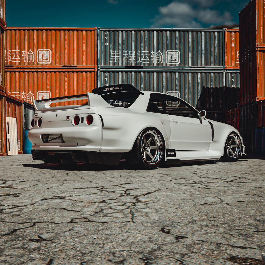 R32 Nissan Skyline GT-R With Avante Widebody Kit Shows Stunning Snow ...