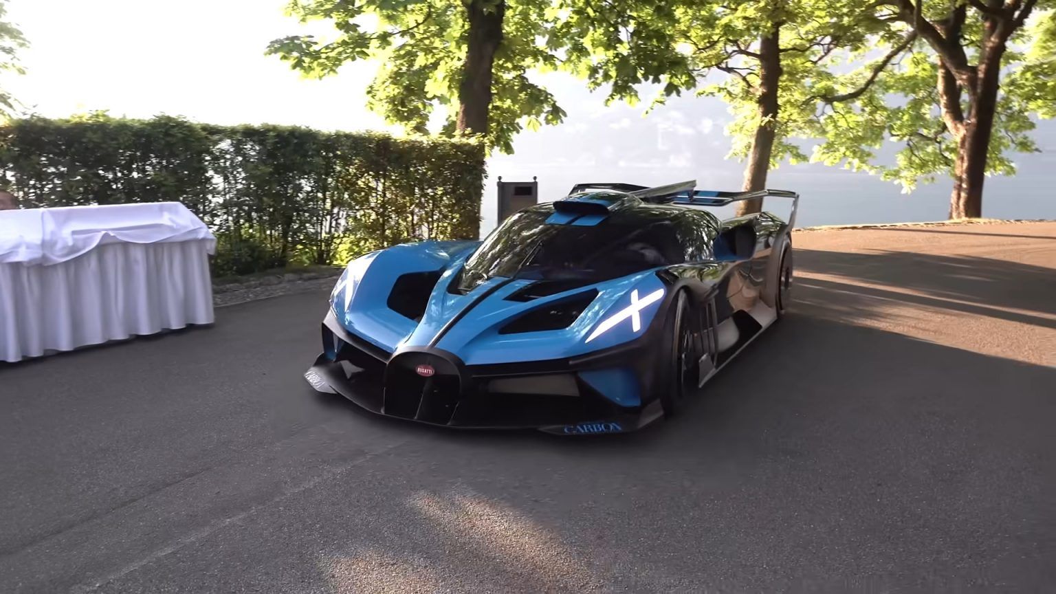 $5 Million Bugatti Bolide Hypercar Fires Up 1,850 HP W16 Engine at Lake ...