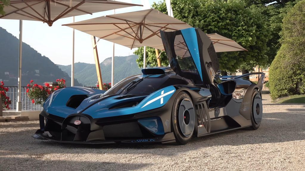 $5 Million Bugatti Bolide Hypercar Fires Up 1,850 HP W16 Engine at Lake ...