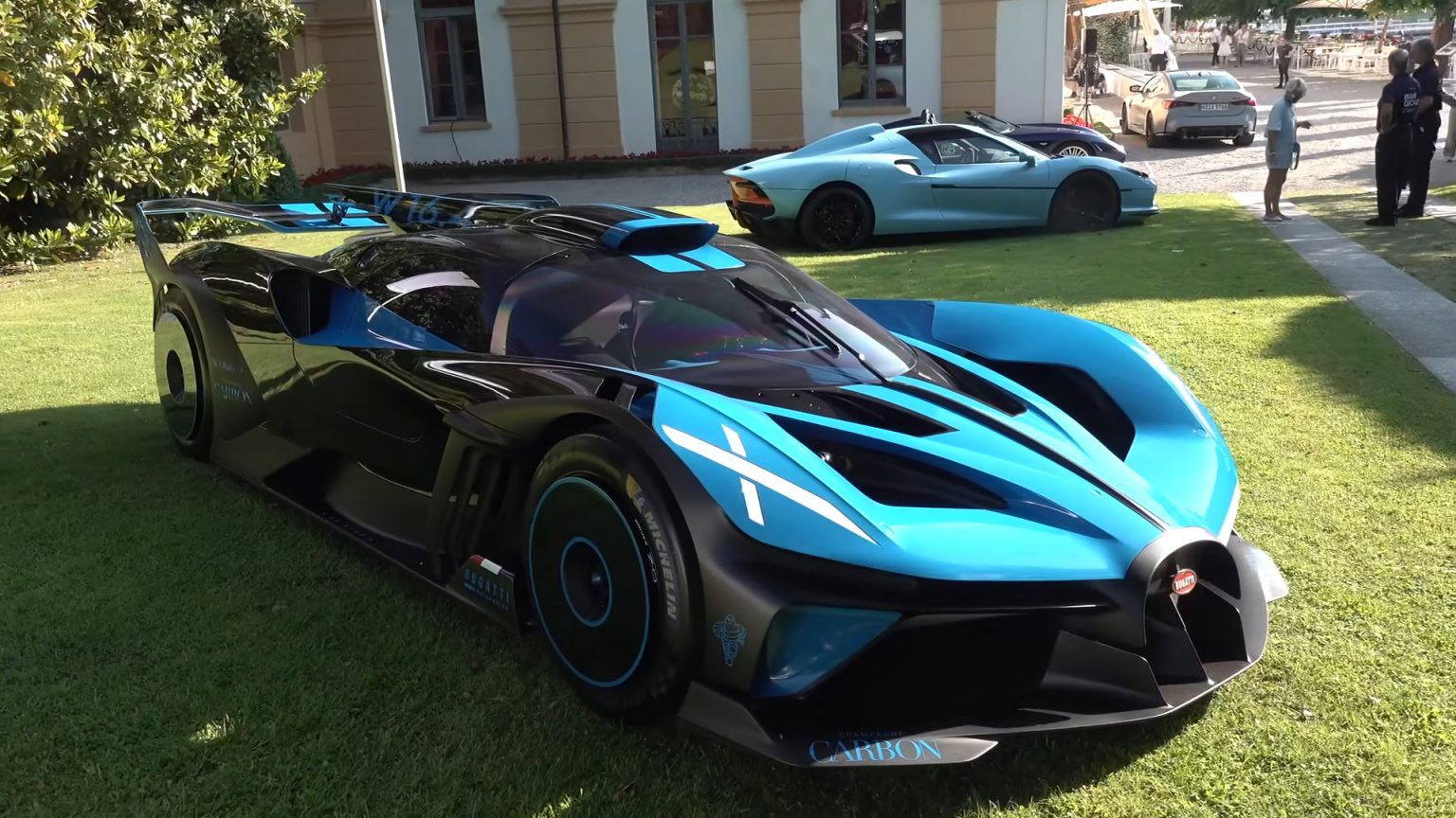 $5 Million Bugatti Bolide Hypercar Fires Up 1,850 HP W16 Engine at Lake ...