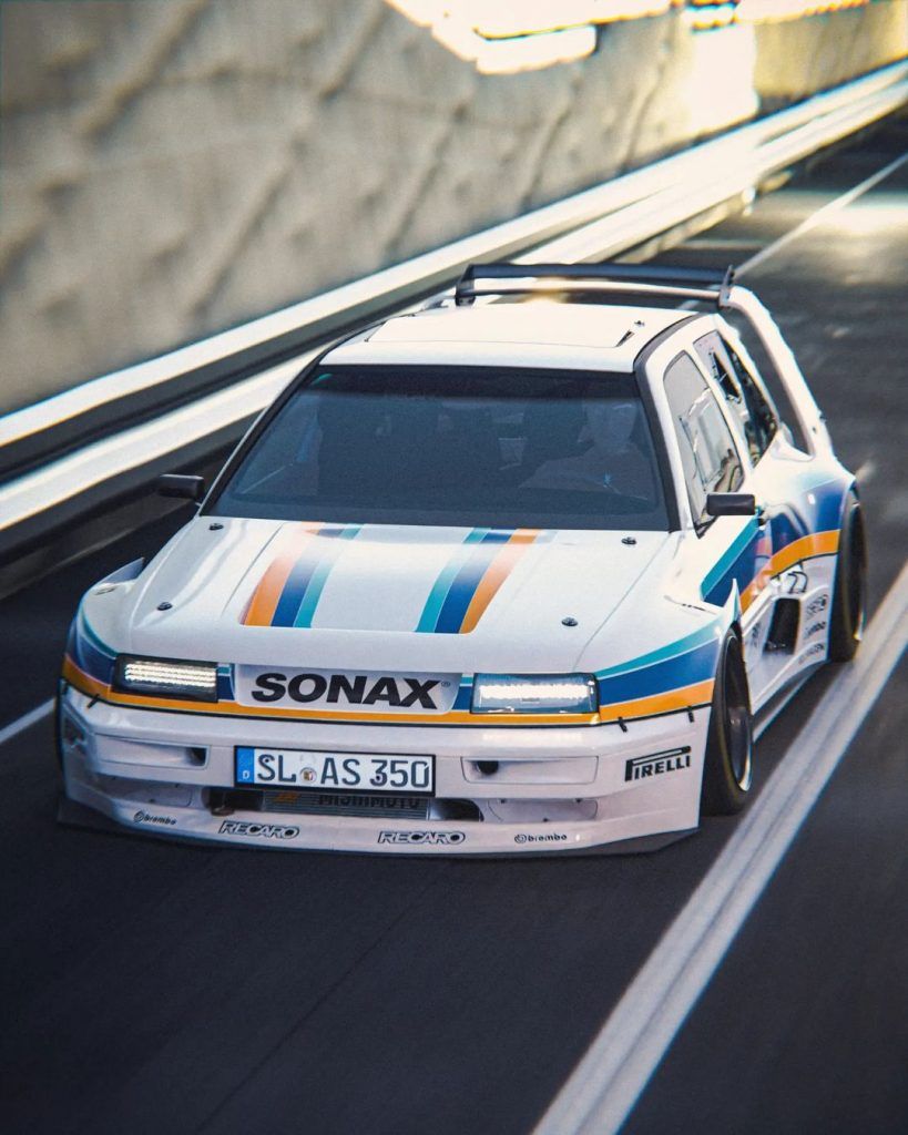 Tesla-Swapped Mk3 Volkswagen Golf Looks Like a German Rally Restomod