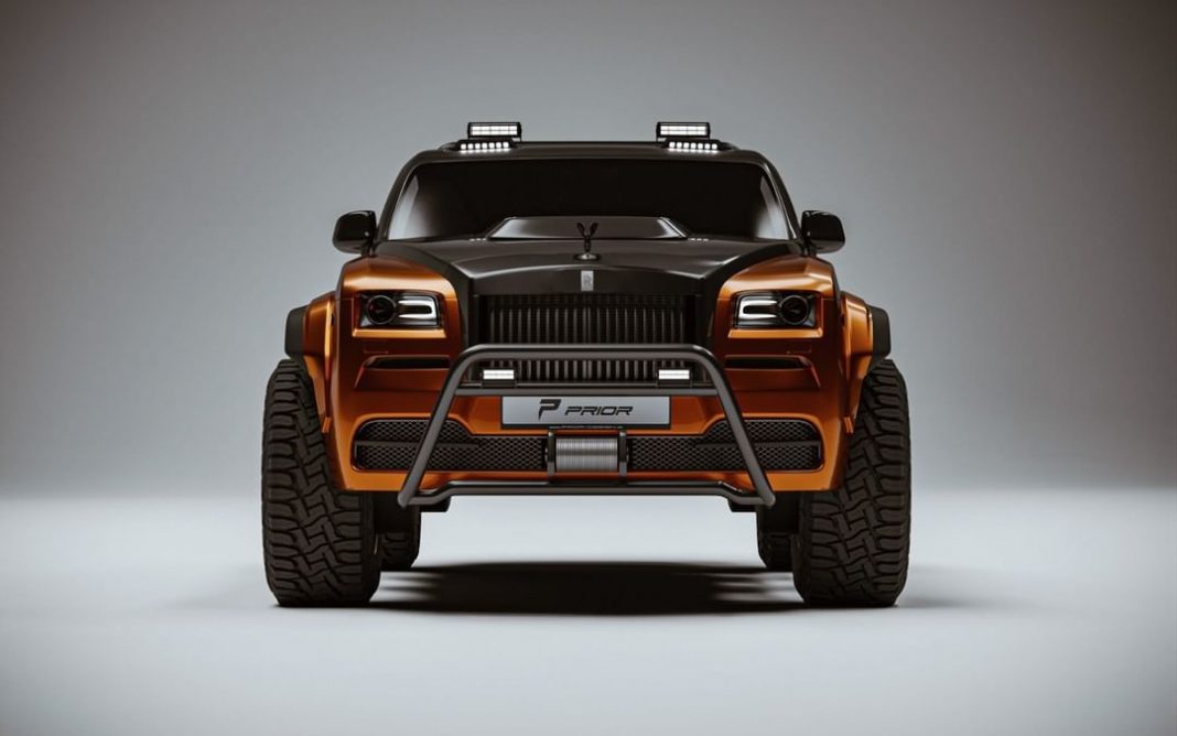 Lifted Rolls-Royce Wraith Pickup Truck Is a Natural, Comes in CGI 4x4 Form