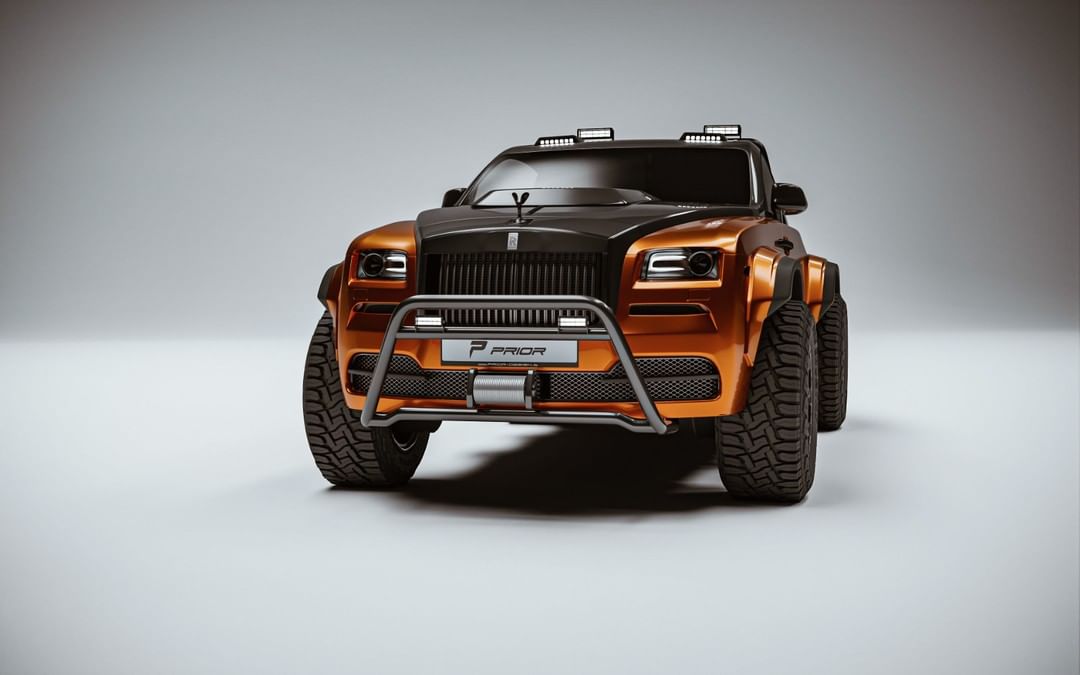 Lifted Rolls-Royce Wraith Pickup Truck Is a Natural, Comes in CGI 4x4 Form