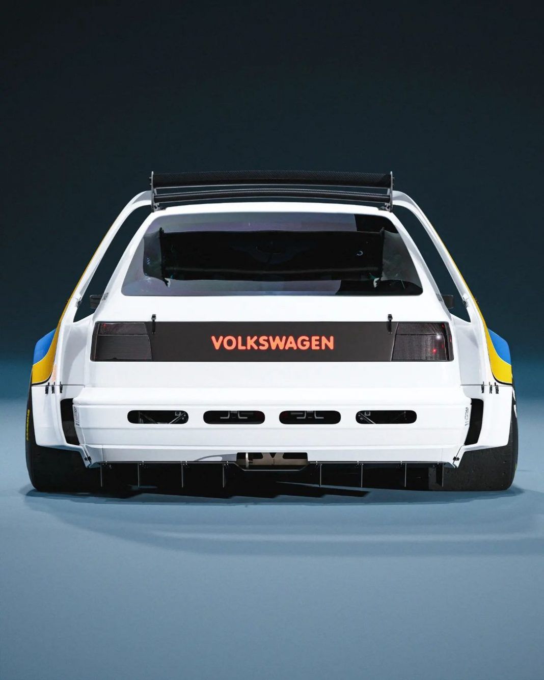Tesla-Swapped Mk3 Volkswagen Golf Looks Like a German Rally Restomod