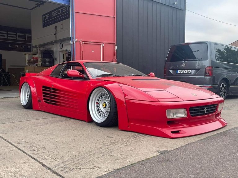 Slammed Liberty Walk Ferrari Testarossa 512TR Is Widebody Nostalgia