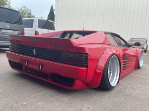 Slammed Liberty Walk Ferrari Testarossa 512TR Is Widebody Nostalgia