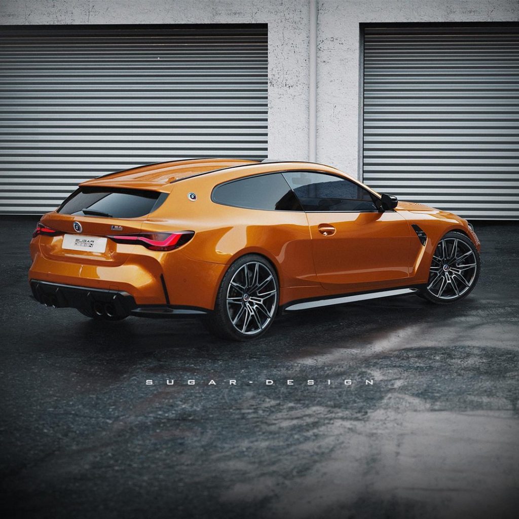BMW M4 Competition Shooting Brake makes the M3 Touring Look Fat in 50th ...