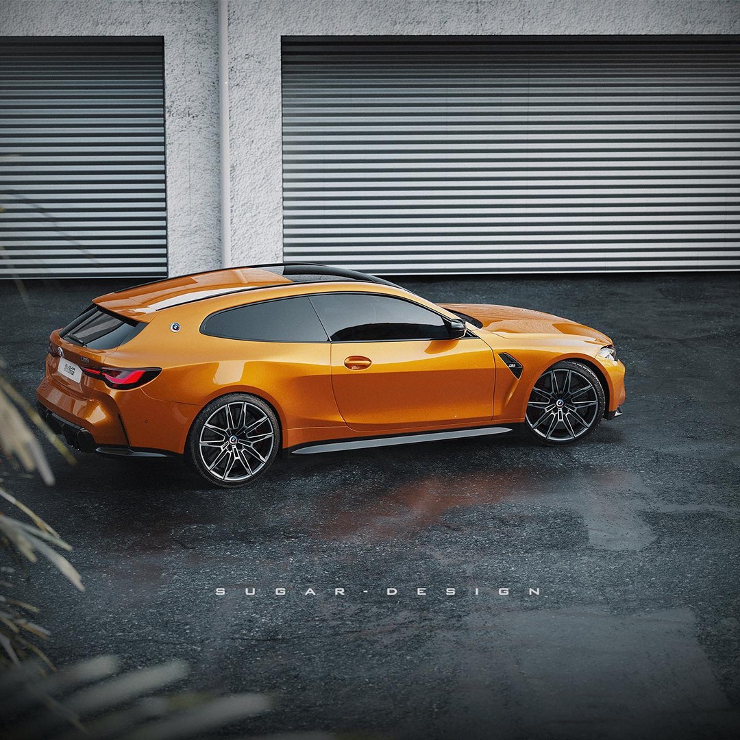 BMW M4 Competition Shooting Brake makes the M3 Touring Look Fat in 50th ...