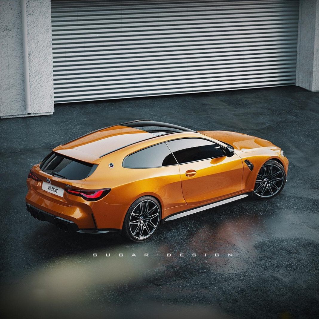 BMW M4 Competition Shooting Brake makes the M3 Touring Look Fat in 50th ...