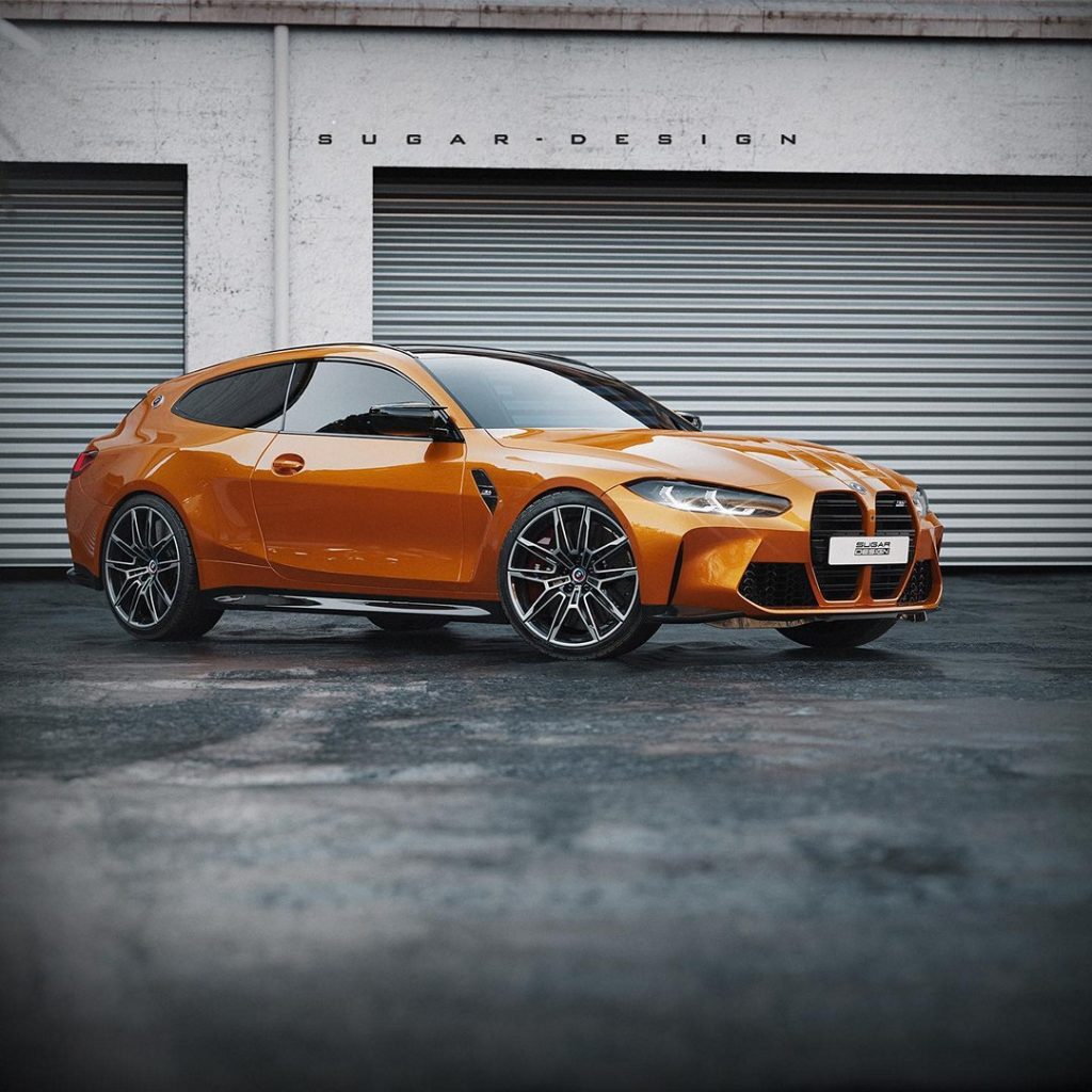 BMW M4 Competition Shooting Brake makes the M3 Touring Look Fat in 50th ...