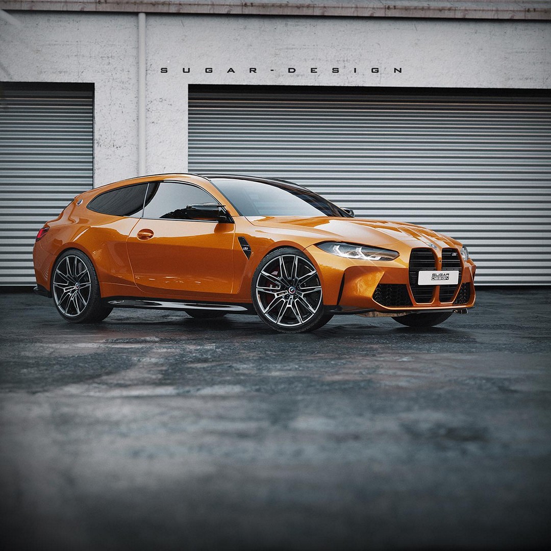 BMW M4 Competition Shooting Brake makes the M3 Touring Look Fat in 50th ...