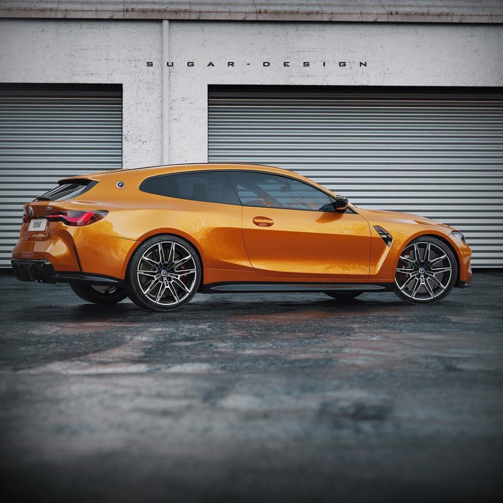 BMW M4 Competition Shooting Brake makes the M3 Touring Look Fat in 50th ...