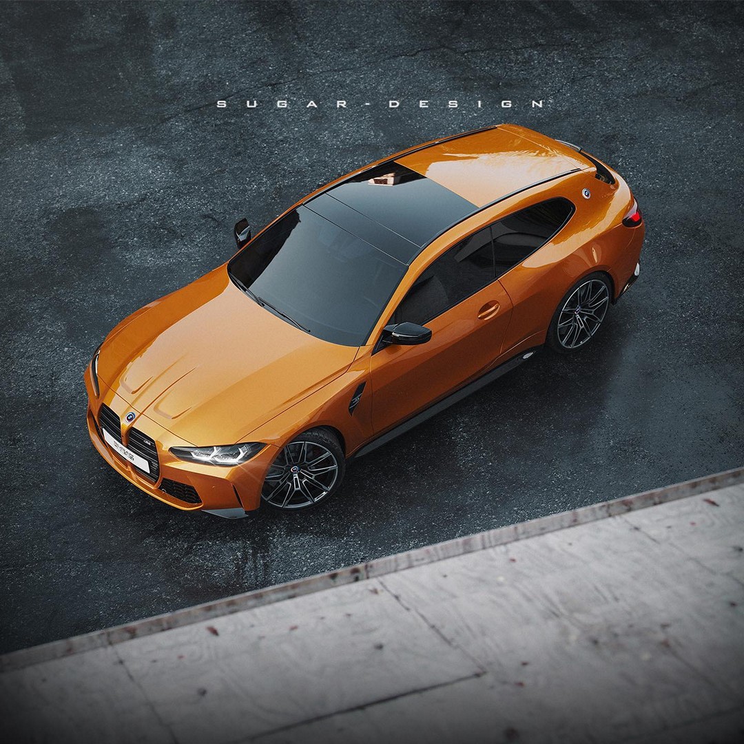 BMW M4 Competition Shooting Brake makes the M3 Touring Look Fat in 50th ...