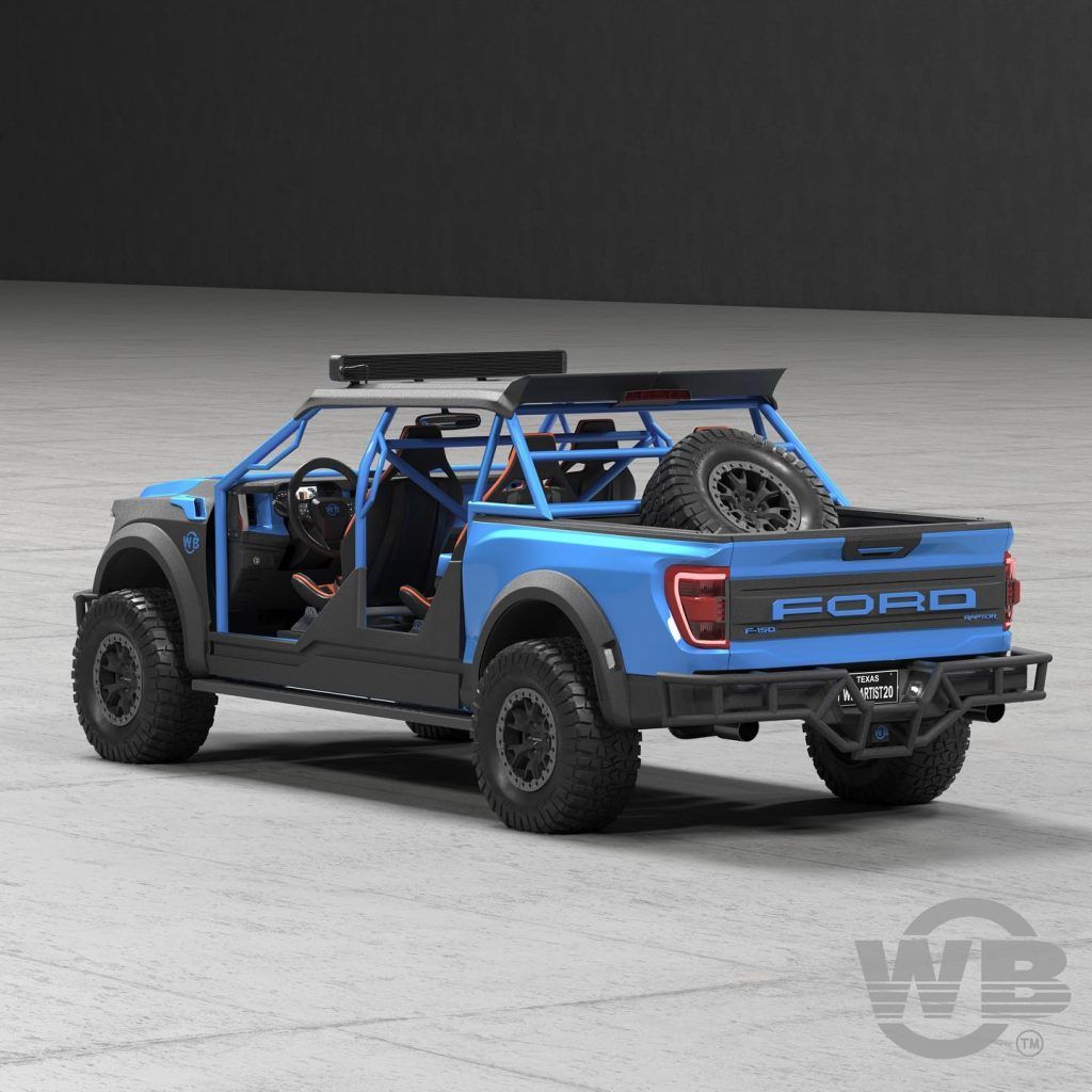 Ford F-150 Dune Raptor Concept Is Inspired by Brabus 900 Crawler, Tube ...