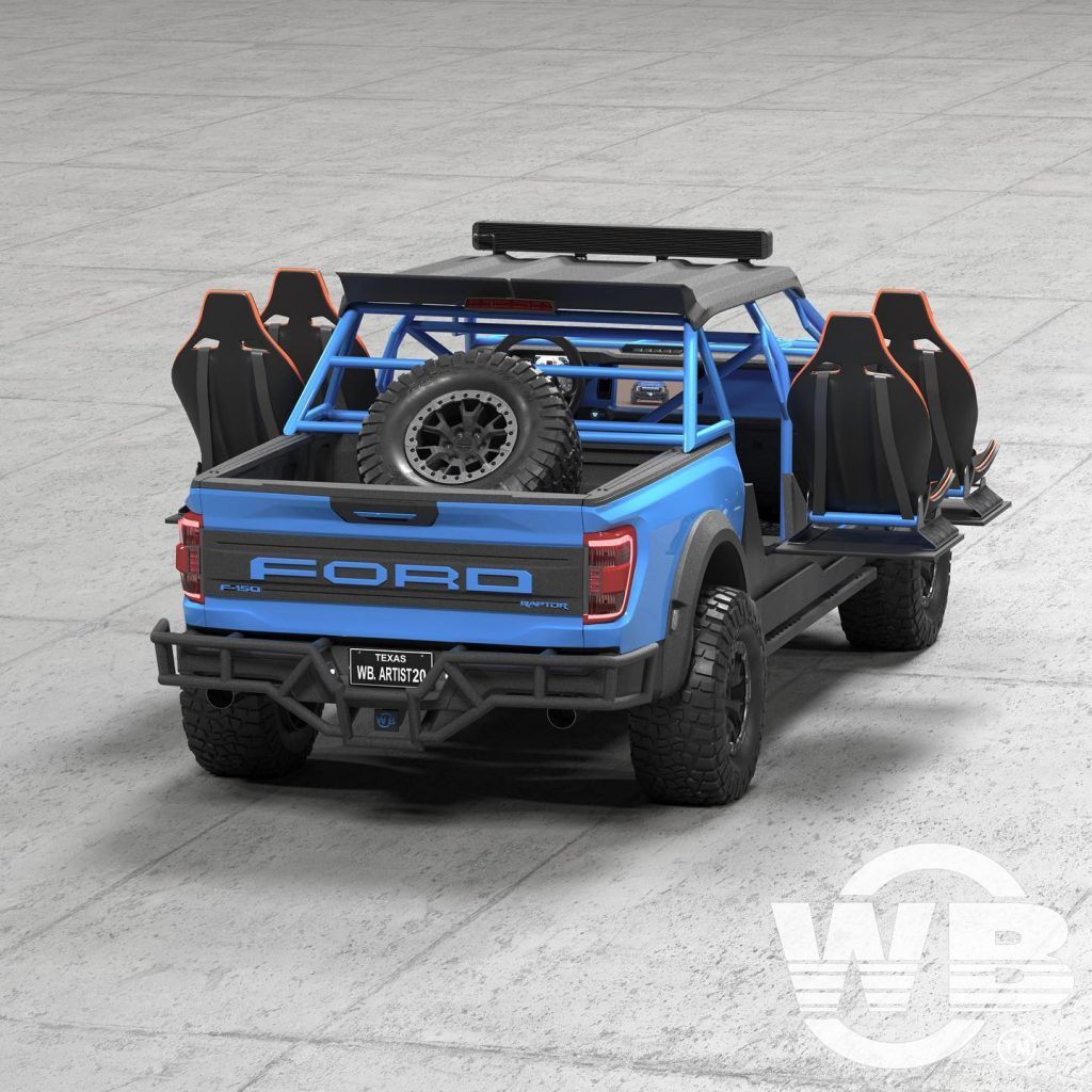 Ford F-150 Dune Raptor Concept Is Inspired by Brabus 900 Crawler, Tube ...