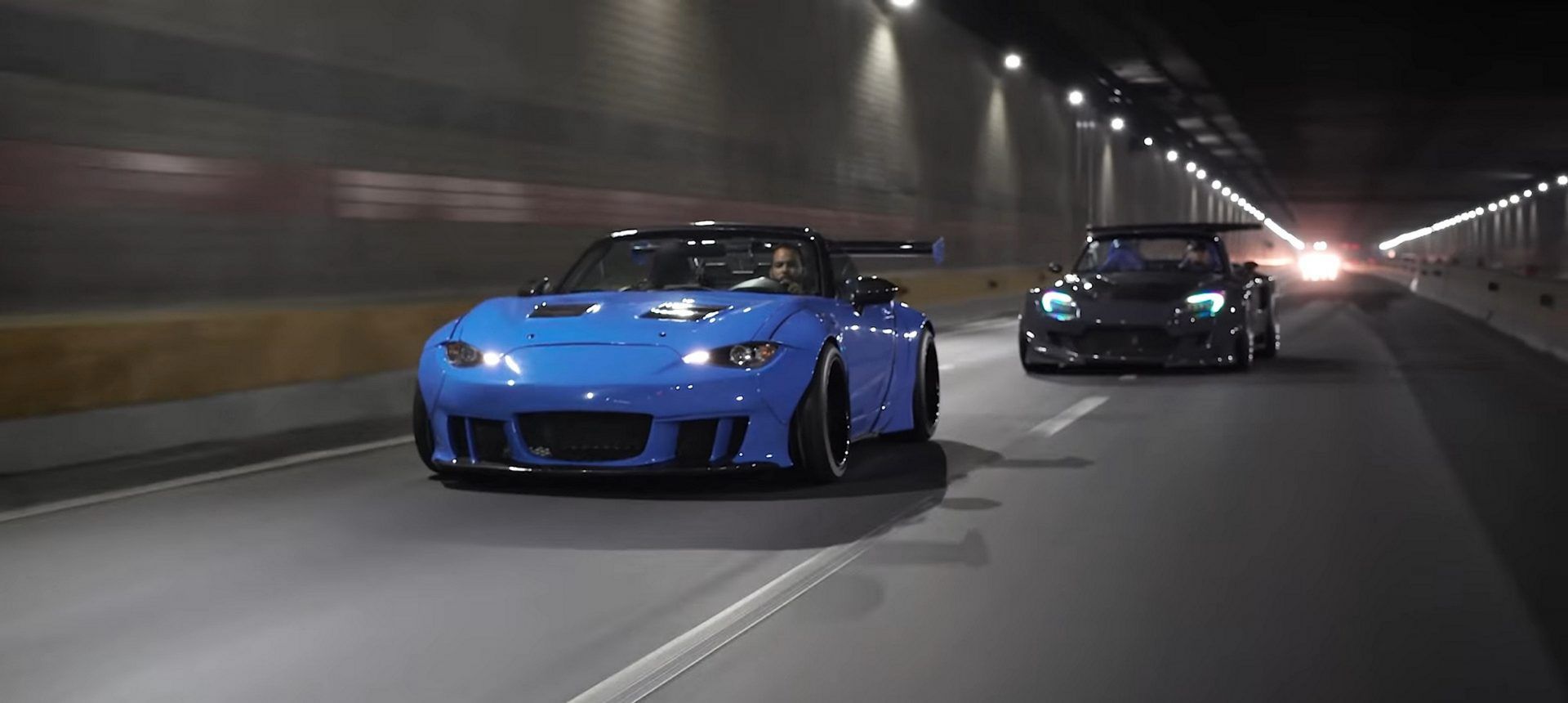 Widebody Mazda MX-5 Miata ND Rocket Bunny With Carbon Bits Meets Custom Pandem Honda S2000