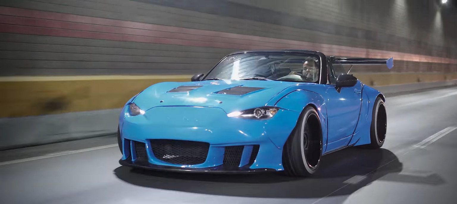 Widebody Mazda MX-5 Miata ND Rocket Bunny With Carbon Bits Meets Custom Pandem Honda S2000