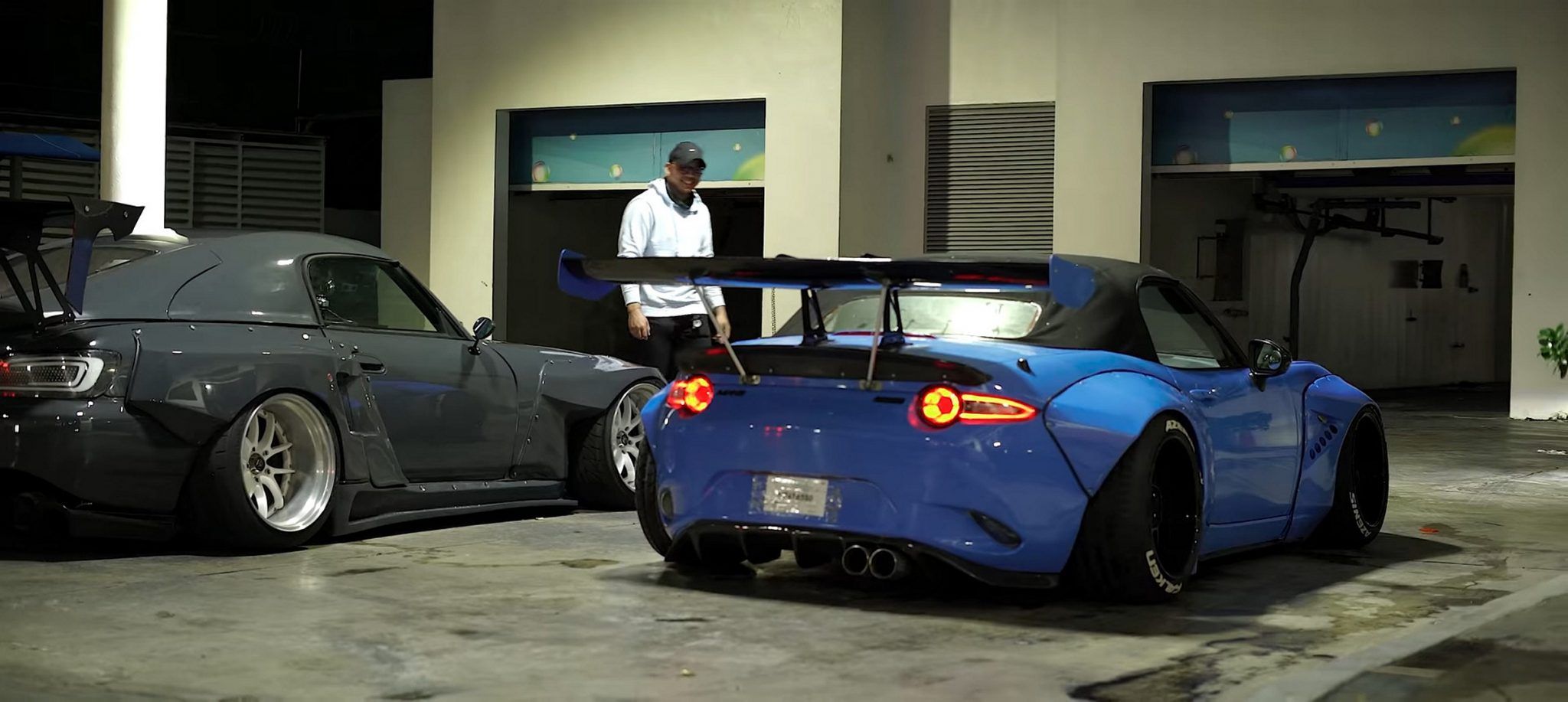 Widebody Mazda MX-5 Miata ND Rocket Bunny With Carbon Bits Meets Custom Pandem Honda S2000